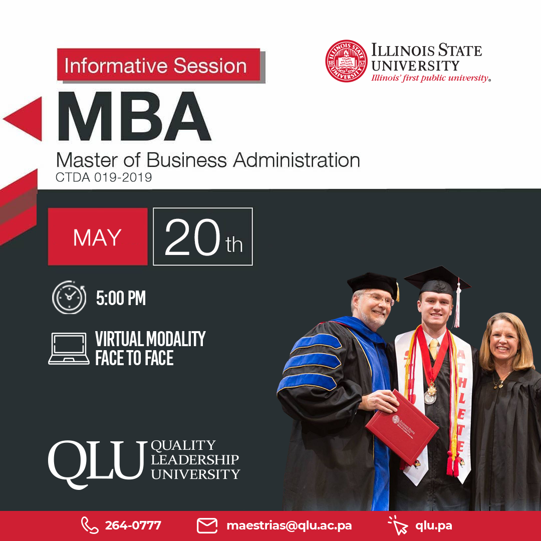 Sesión Informativa Virtual de la Maestría en Administración de Empresas (MBA) – QLU