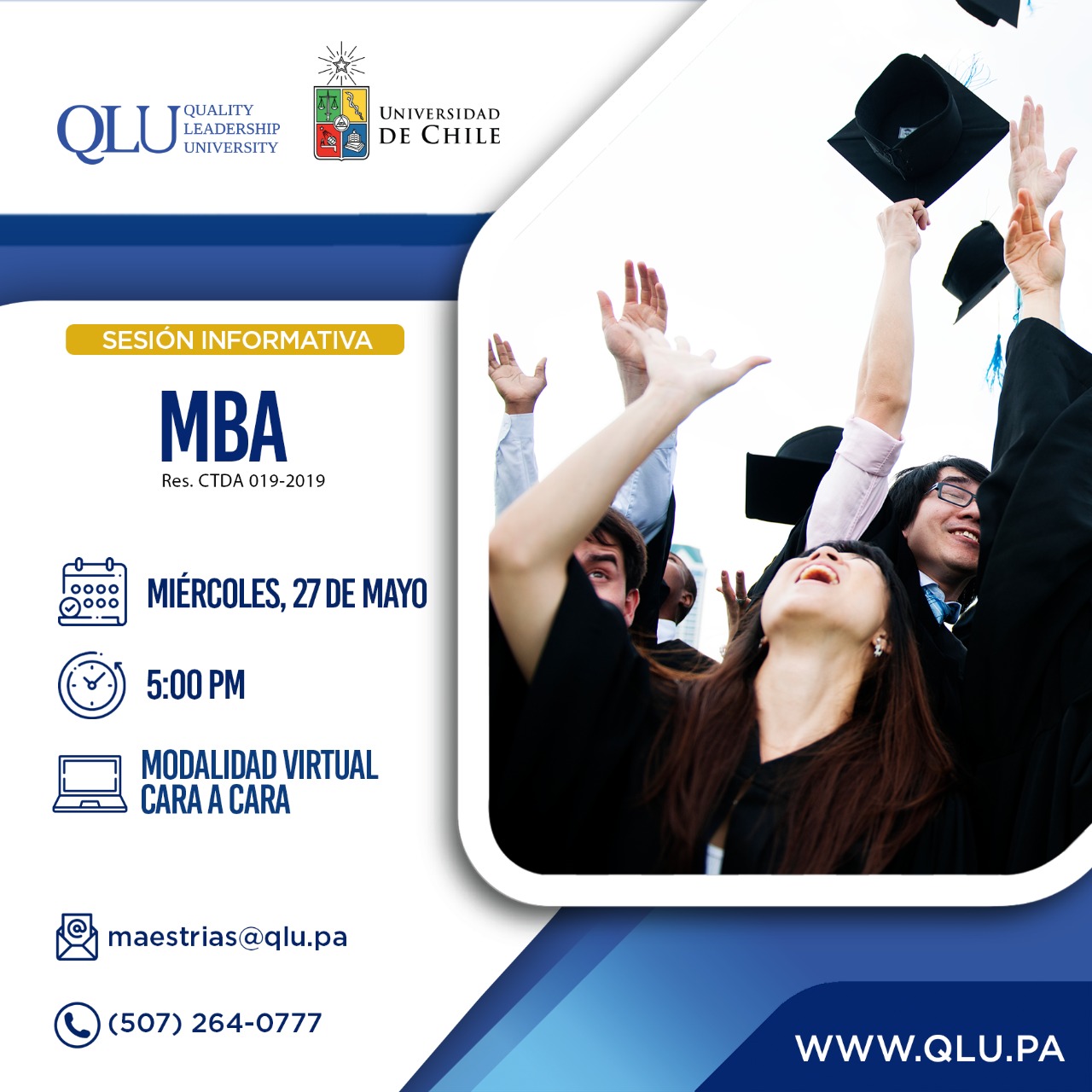 Sesión Informativa Virtual - MBA Universidad de Chile