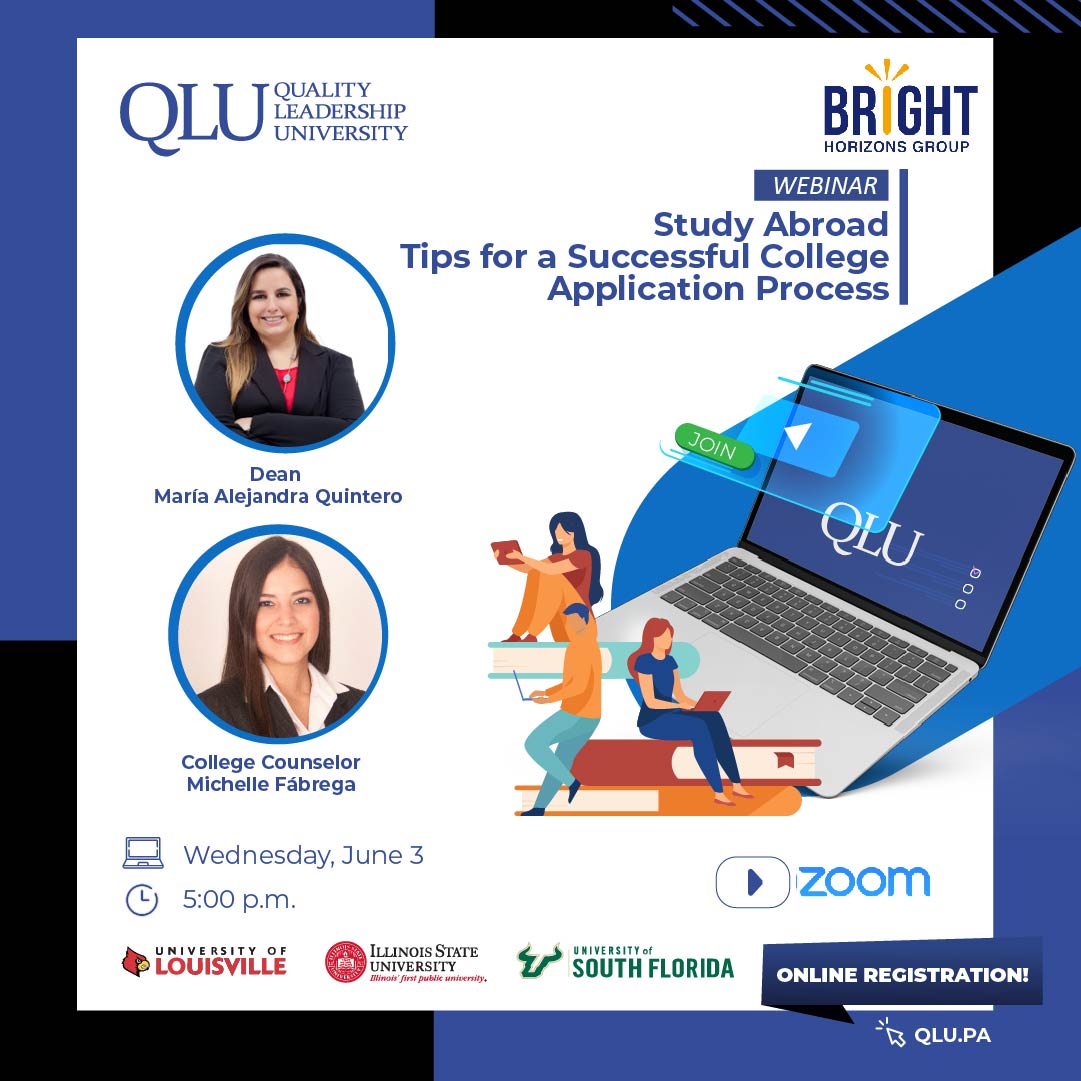 Webinar: Study Abroad, Tips for a Successful College Application Process – QLU