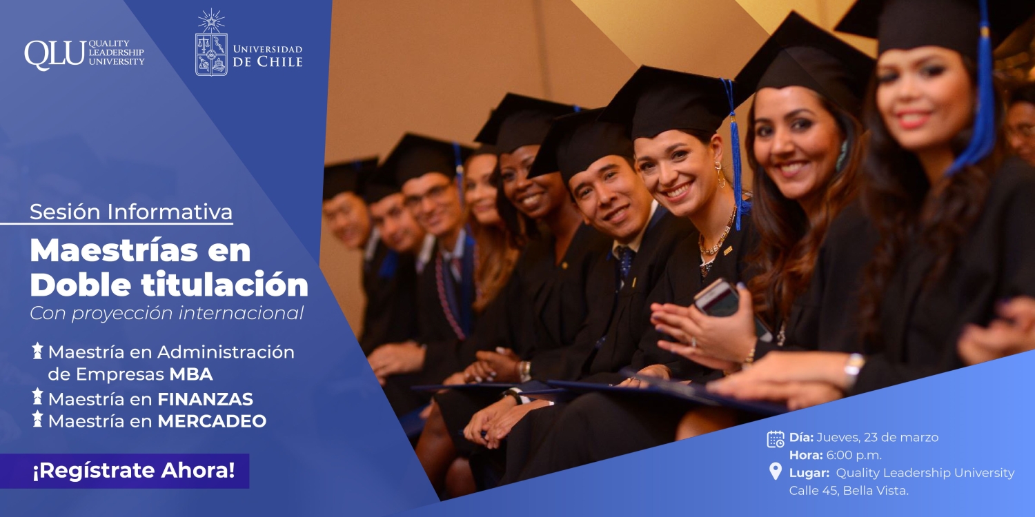 Sesión Informativa Maestrías en Doble titulación con la Universidad de Chile